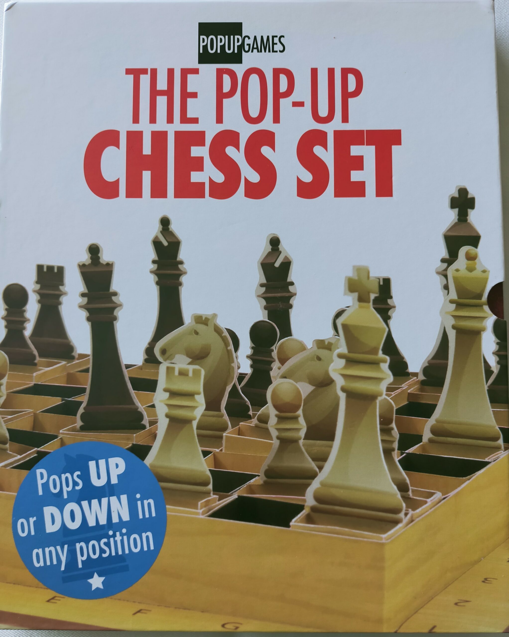 The Pop-Up CHESS SET – Pop-Up féerie